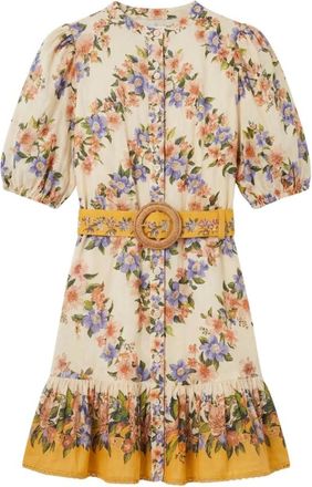 Farm Rio Farm Rio, Femme, Robes, Multicolore, Taille: 40 FR Hilo Stripes Mini Dress