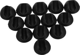 DOITOOL 12 Stück Antirutsch Möbelbeinschoner Haarnadel Tischbeinschutz für Holzfußböden Halbkugel PVC Fußpolster für Stuhl und Tischbeine Vielseitig Einsetzba