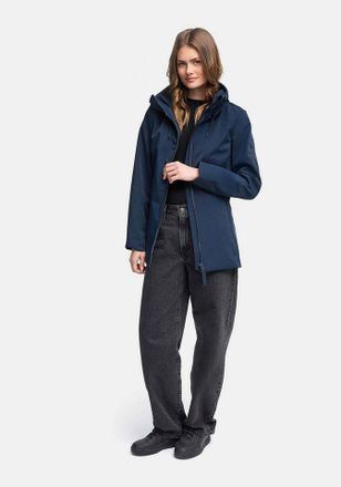 Marikoo Outdoorjacke Minaa Sportliche Outdoorjacke mit Kapuze und hochschlie&szlig;enden Kragen