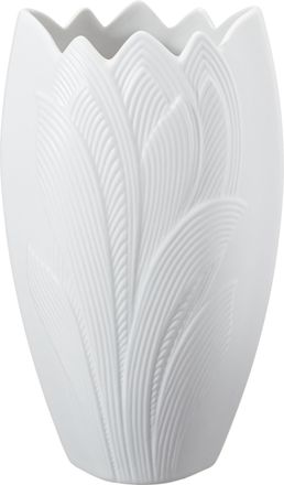 GOEBEL Kaiser Porzellan Palma Vase aus Biskuitporzellan in der Farbe Weiß, Maße: 21 x 12,5 x 9cm, 14-002-80-2