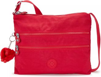 Kipling KIPLING Damen Alvar Umhängetasche, Rot Rouge