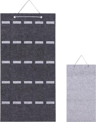 Generico Sonnenbrillen-Organizer zur Wandmontage, Filzgl&auml;ser, kompakte Aufbewahrung an der T&uuml;r, weiches Schutzmaterial, Organizer-, Schlafzimmer, Wohnung, Zuha