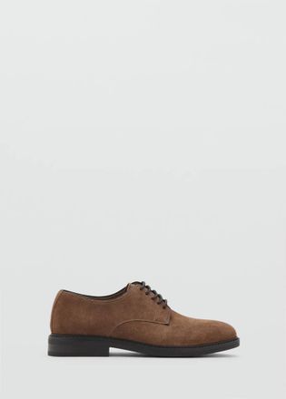 Mango Chaussures costume cuir cognac - Homme - 39 - MANGO MAN