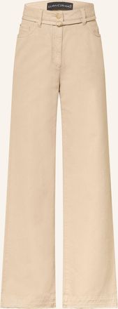 Luisa Cerano Luisa Cerano Wide Leg Jeans beige
