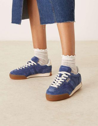 Polo Ralph Lauren Hester - Baskets à logo - Bleu marine