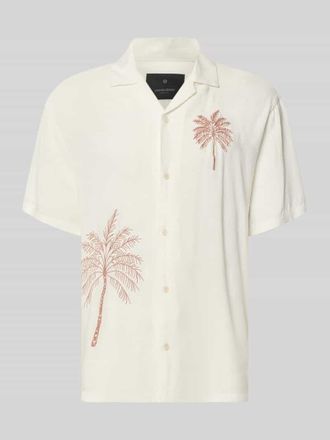 Premium by Jack & Jones Relaxed Fit Freizeithemd aus Viskose mit Stitchings