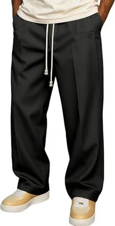 Generic Pantalons De Sport Homme Multipoches Habill&eacute; Patagonia Noir &Agrave; Baggy De Velours Cargo Pantalon Jean Costume Taille Coton Pantalons Carreaux Elastique C