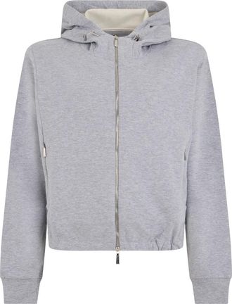 Moorer Liria Kapuzenpullover - - Sweatshirts & Hoodies - Damen - Grau - XS