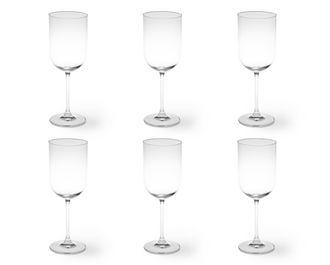 Excelsa Nordic Set mit 6 Stielgl&auml;sern, Glas, Fassungsverm&ouml;gen 410 ml