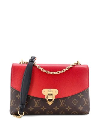 Louis Vuitton Saint Placide Handbag Monogram Canvas and Leather shoulder bag - Marron