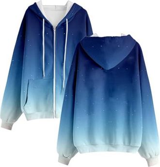 Generic Vestes l&eacute;g&egrave;res &agrave; capuche avec fermeture &eacute;clair et poches pour femmes, veste d&eacute;contract&eacute;e pour un usage quotidien et les activit&eacute;s de plein air, blanc,