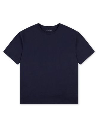 Schiesser Herren Schlafshirt Kurzarm Rundhals-Mix + Relax Pyjamaoberteil, Nachtblau_182596, 56