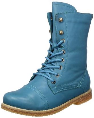 Andrea Conti Bottines à lacets en cuir pour femme 0348760, Topaze, 40 EU