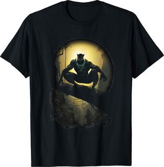 MARVEL Avengers Black Panther Crouching Panther T-Shirt