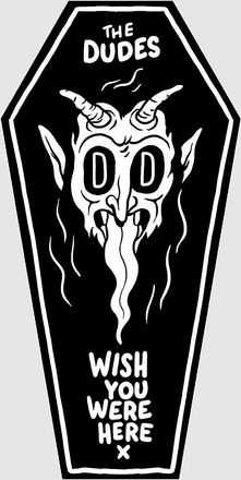 THE DUDES Coffin Coffin Beach Handtuch black