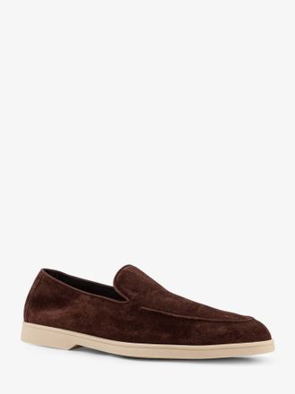 Doucal's Mens Reverse Suede Loafers Brown