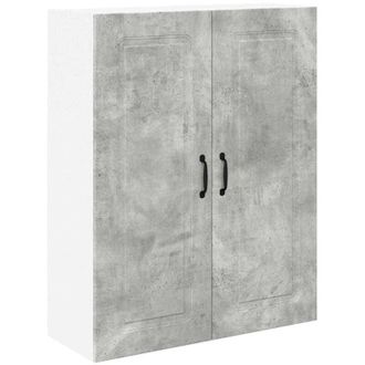 vidaXL Küchenwandschrank Beton Grau 80 x 31 x 100 cm Holzwerkstoff vidaXL
