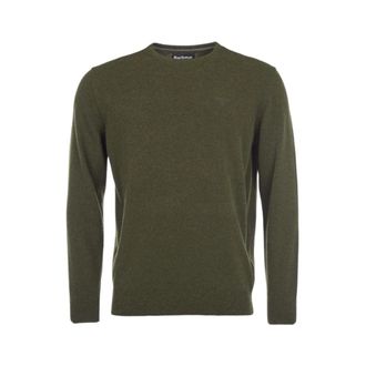 Barbour Essential Lammwoll-Rundhalspullover - - Knitwear - Herren - Gr&uuml;n - 2XL