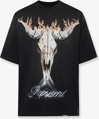 Represent British Cowboys cotton T-shirt with front print - REPRESENT - gender_Man