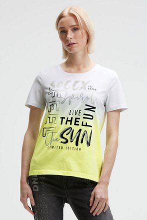 soccx Rundhalsshirt aus Baumwolle