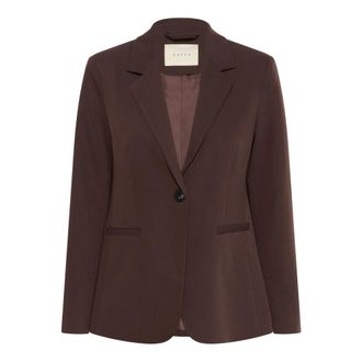 Kaffe Blazer ajust&eacute; - Femme - Vestes - Brun - Taille: 38 FR