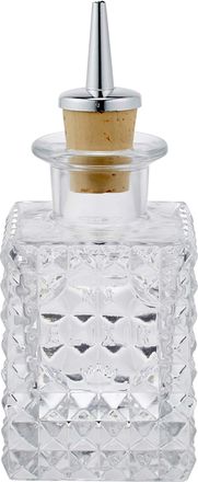 Luigi Bormioli Flasche, quadratisch, 10 cl, Elixir, transparent, 10 cl