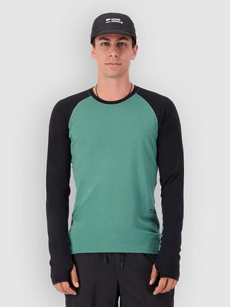 Mons Royale Temple Merino Long Sleeve Haut technique bleu