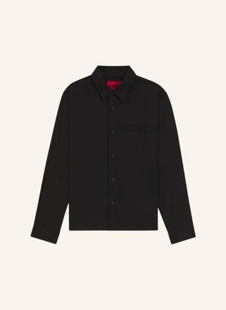 HUGO BOSS Hugo Business Hemd Enock Oversize Fit schwarz