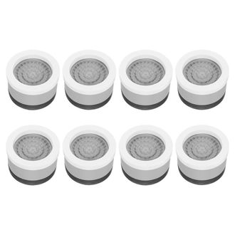 SOLUSTRE 8 St&uuml;ck rutschfeste M&ouml;belfu&szlig;polster aus Kunststoff 55cm Hohe M&ouml;belerh&ouml;hungen f&uuml;r St&uuml;hle Tische Sofas und Waschmaschinen Graue M&ouml;belbeinschoner zum Sch