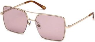 Web Eyewear Femme, Accessoires, Jaune, Taille: ONE Size Aviator Lunettes de soleil