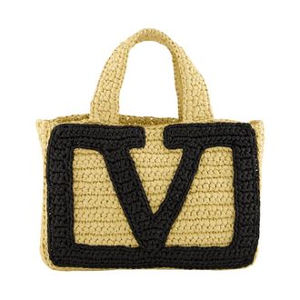 Valentino Garavani Femme, Sacs, Beige, Taille: ONE Size Viva Superstar Small Shopping Bag