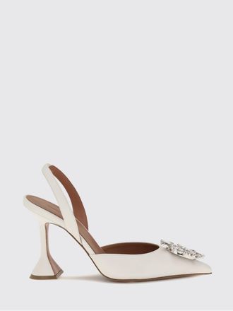 Amina Muaddi Escarpin Femme couleur Blanc