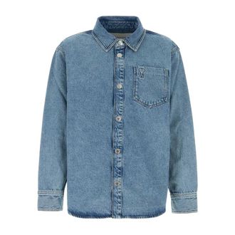 Ami Homme, Chemises, Bleu, Taille: XS Surchemise en jean