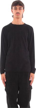Transit Par-Such Homme, Pulls, Noir, Taille: L Virgin Wool Outer Seams Sweater