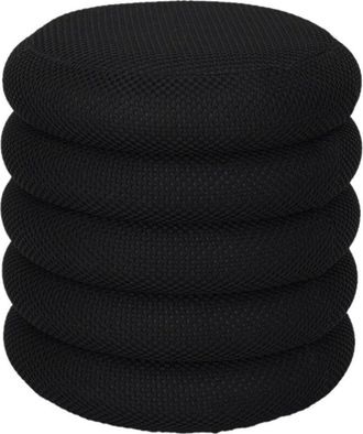 The Home Deco Factory Pouf de rangement maille nid dabeille