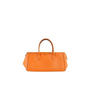 Herm&egrave;s Pre-owned Cuir sacs-main - Femme - Pre-owned - Orange - Taille: ONE Size