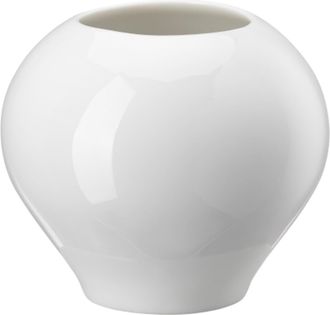 Hutschenreuther Flower Minis Weiss Vase kugelf&ouml;rmig