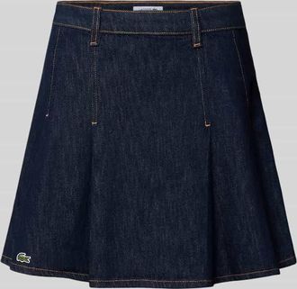 Lacoste Ausgestellter Jeansrock aus reiner Baumwolle