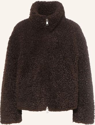 Apparis Apparis Teddyfell-Jacke Brooks braun