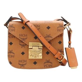 MCM Pre-owned Pochette Sac Bandouli&egrave;re - Femme - Pre-owned - Brun - Taille: ONE Size
