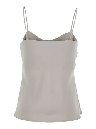 Herno Womens Top U-Neck Beige Polyester Tops