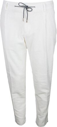 Eleventy Pantalons D&eacute;contract&eacute;s - Blanc