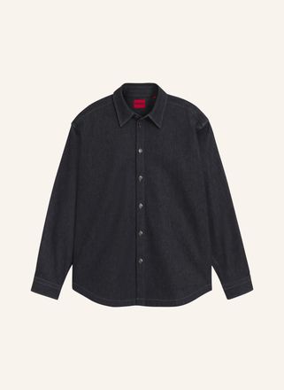 HUGO BOSS Hugo Business Hemd Emikol Oversize Fit blau