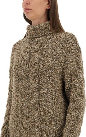 Kiton Camel Wool Sweater - Brown