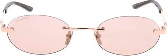 Gucci Sonnenbrille - - Accessories - Damen - Rosa - ONE SIZE