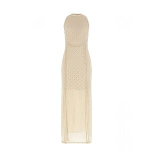 Guess New Liza Dress - - Dresses - Damen - Beige - L