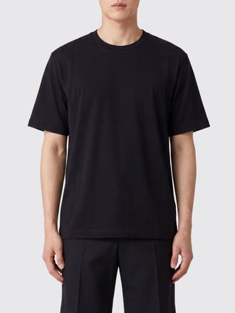 Dolce & Gabbana T-shirt &agrave; manches courtes en coton noir avec col rond