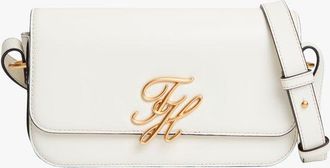 Tommy Hilfiger Sac &agrave; bandouli&egrave;re &agrave; logo en cuir