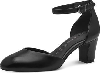 Tamaris Damen Klassische Ballerinas, Frauen Flats,TOUCHit-Fußbett,Slip-ons,klassisch elegant,Ballerinen,Pumps,Halbschuhe,Slipper,Black Leather,40 EU