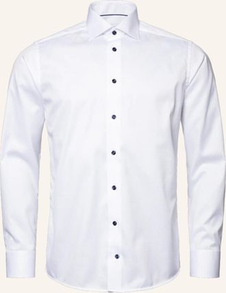 Eton Signature-Twill-Hemd Slim Fit weiss